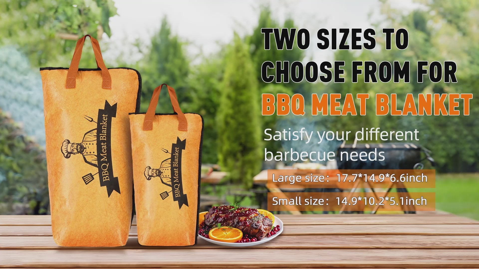 BBQ Blanket for Resting Meat,Smoker Meat Resting Blanket, Rusable Smok ...